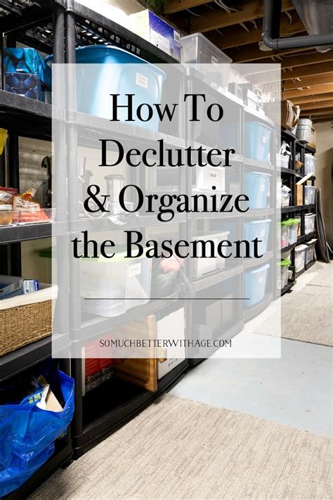 How To Declutter And Organize The Basement Jamie Lundstrom