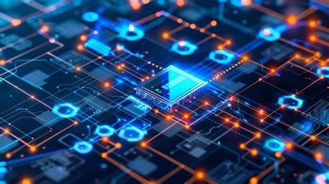 premium photo visualization of a secure network infrastructure ai generated illustration