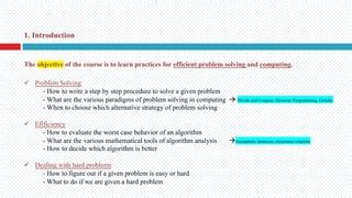 Lec Algorithems Introduction And Overview Pdf