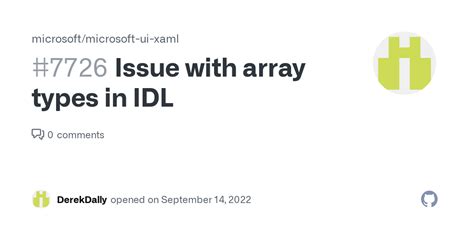 Issue With Array Types In Idl · Issue 7726 · Microsoftmicrosoft Ui