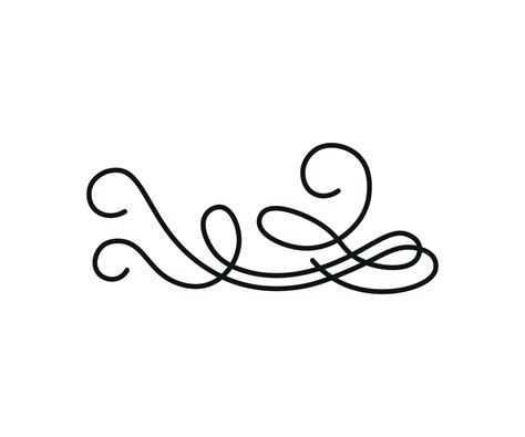 Vector Illustration Of Linear Squiggle 19019331 Vector Art At Vecteezy