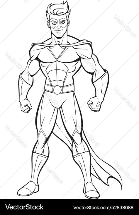 Caped Crusader Emblematic Hero Badge Justice Mark Vector Image