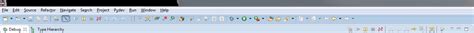 Debugging Eclipse Debug Toolbar Disappears In Debug Perspective