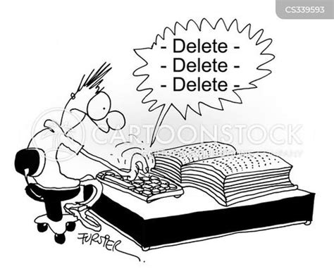 Deletion Cartoons And Comics Funny Pictures From CartoonStock