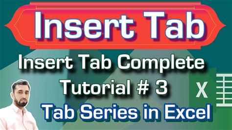 Insert Tab Excel Complete Tutorial In Urdu Insert Tab Excel