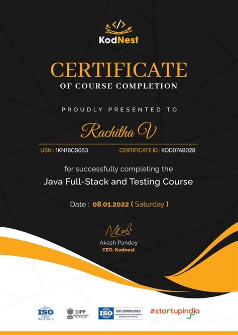 rachitha v on linkedin java testing kodnest