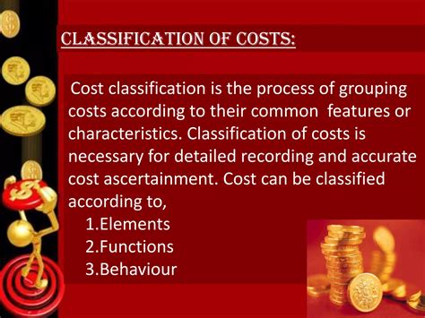 Classification Of Costs Pptx Job Market Economy