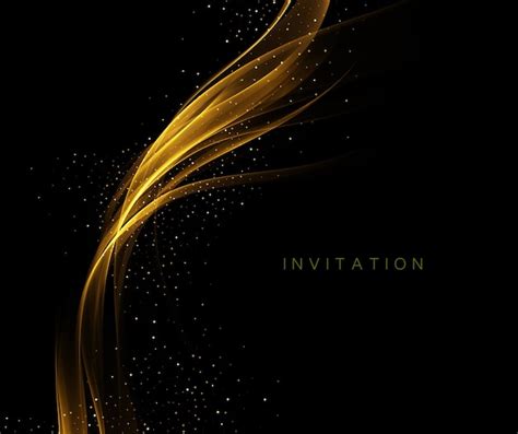 Premium Vector Golden Abstract Transparent Light Effect
