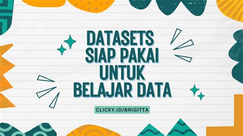 [free] datasets siap pakai untuk belajar data clicky