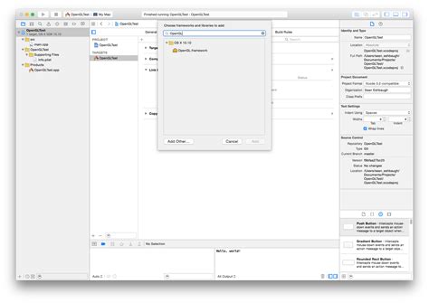 Creating An Opengl 41 Program With Glew And Glfw In Xcode