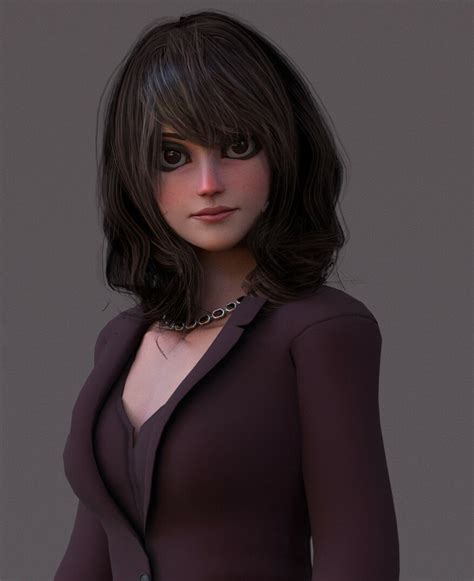 Upcoming Model Angela Outfit 01 Cgtrader