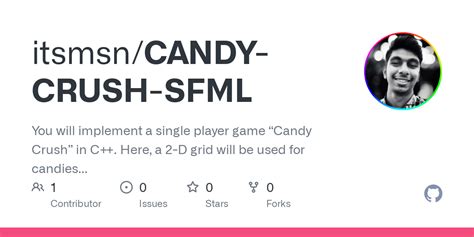 github itsmsn candy crush sfml you will implement a single player