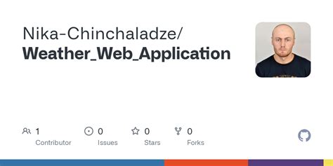 GitHub Nika Chinchaladze Weather Web Application