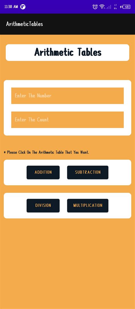 GitHub Jerald Joyson Arithmetic Tables This Is My Old Project For Creating Arithmetic Tables