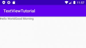 Android TextView Tutorial Examples