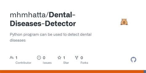 Github Mhmhattadental Diseases Detector Python Program Can Be Used To Detect Dental Diseases