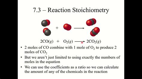 Chapter 7 3 Reaction Stoichiometry Youtube