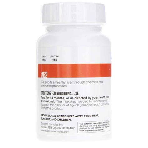 Ls Liver S Systemic Formulas