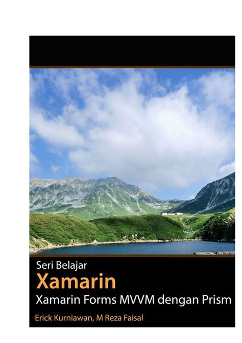 pdf xamarin forms mvvm dengan prism