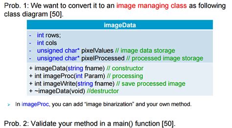 Solved We Want To Convert It To An Image Managing Class As Chegg