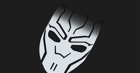 Black Panther Mask Logo By Toxicmaxi Download Free Stl Model