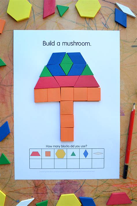 Fall Pattern Block Mats Picklebums Playful Printables Shop