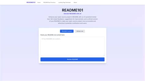 enhance your github readme with readme101 creati ai