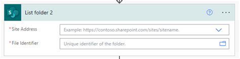 List Folder Action In Sharepoint Connectorpower Automate Cloud Flows Kaizenpersonal