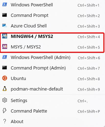 Using MSYS2 In Windows Terminal Issue 1684 Msys2 MSYS2 Packages GitHub