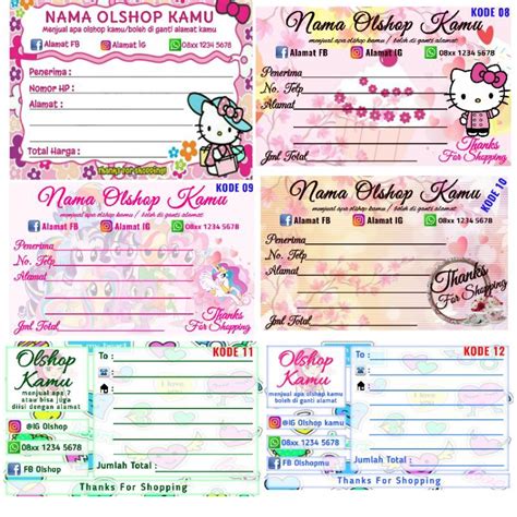 Jual Stiker Murah Shopee Indonesia