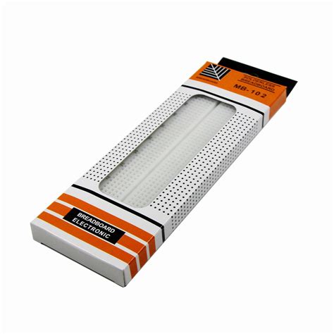 Mb 102 Breadboard 830 Tie Points Abs Plastic Solderless Prototyping Kunkune