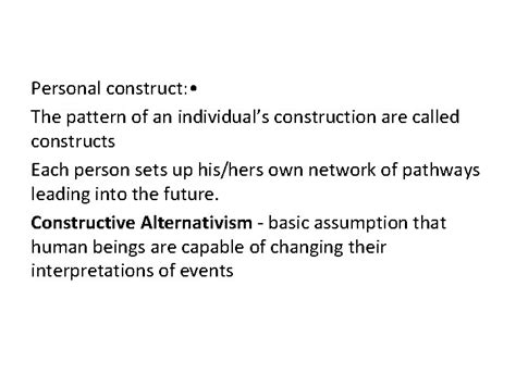 George Kelly 1905 1967 Personal Construct Theory Theory