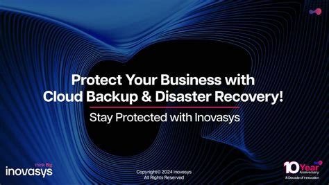 Inovasys On Linkedin Cloudbackup Disasterrecovery Businesscontinuity Dataprotection…