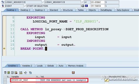 Sap Abap Web Service