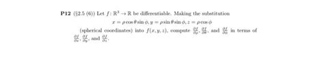 solved p12 §2 5 6 let f r3→r be differentiable making