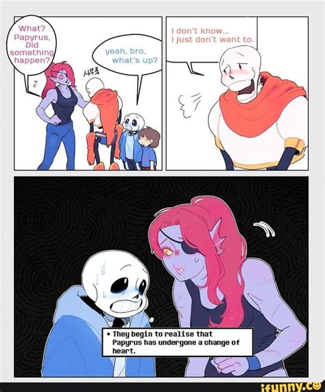 Undertale Sans Undyne Papyrus Comicpart Undertale Undertale Cute Undertale Comic