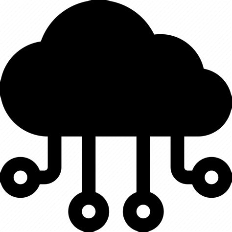 Clients Cloud Computing Connections Data Flow Storage Icon Download On Iconfinder
