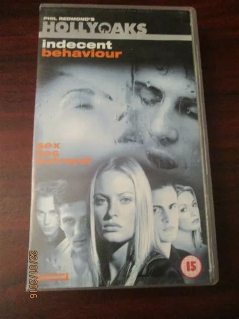 Hollyoaks Indecent Behaviour Vhs Video Tape New £499 Picclick Uk