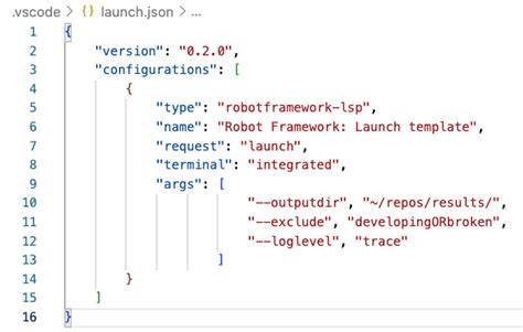 Customize Behavior Of Code Lenses In Vs Code Tools Robot Framework