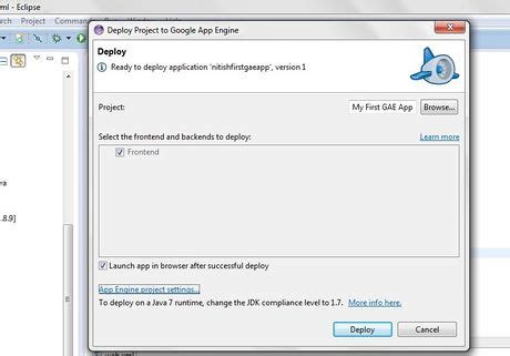 How To Create And Deploy A Java Web App To Google App Engine