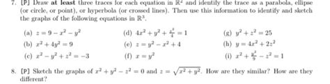 Solved No 7 8 Please Be Sure To Solve All Of The Problems Chegg Com