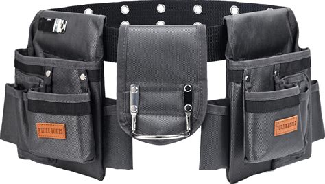 Vidar Tools Cinturón De Herramientas De 12 Bolsillos Para Hombres