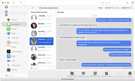 need to back up or export a messages conversation try pdf or imazing
