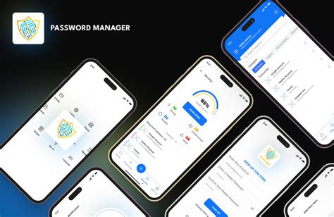 Passguard Password Manager Application Figma Template