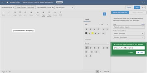 Lookup Merge Fields Appiphony