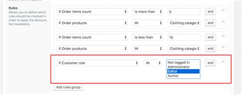 bulk discount user role orion origin
