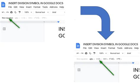 Seven Ways To Insert Division Divide By Symbol In GOOGLE DOCS
