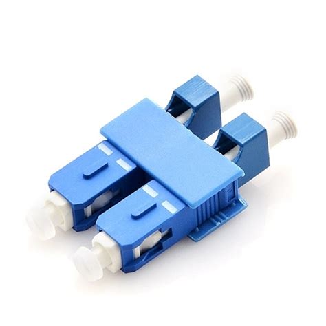 LC Upc Female To Sc Upc Male Singlemode Duplex Plastic Fiber Optic Adapter LC Adapter And Adapter
