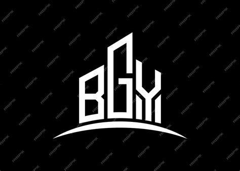 Premium Vector | Letter bgy building vector monogram logo design ...