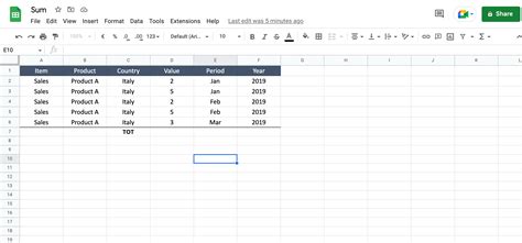 How To Do Sum In Google Sheets SpreadCheaters